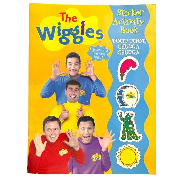 Toys | The Wiggles Sticker Activity Book Original Cast Toot Toot Chugga ...